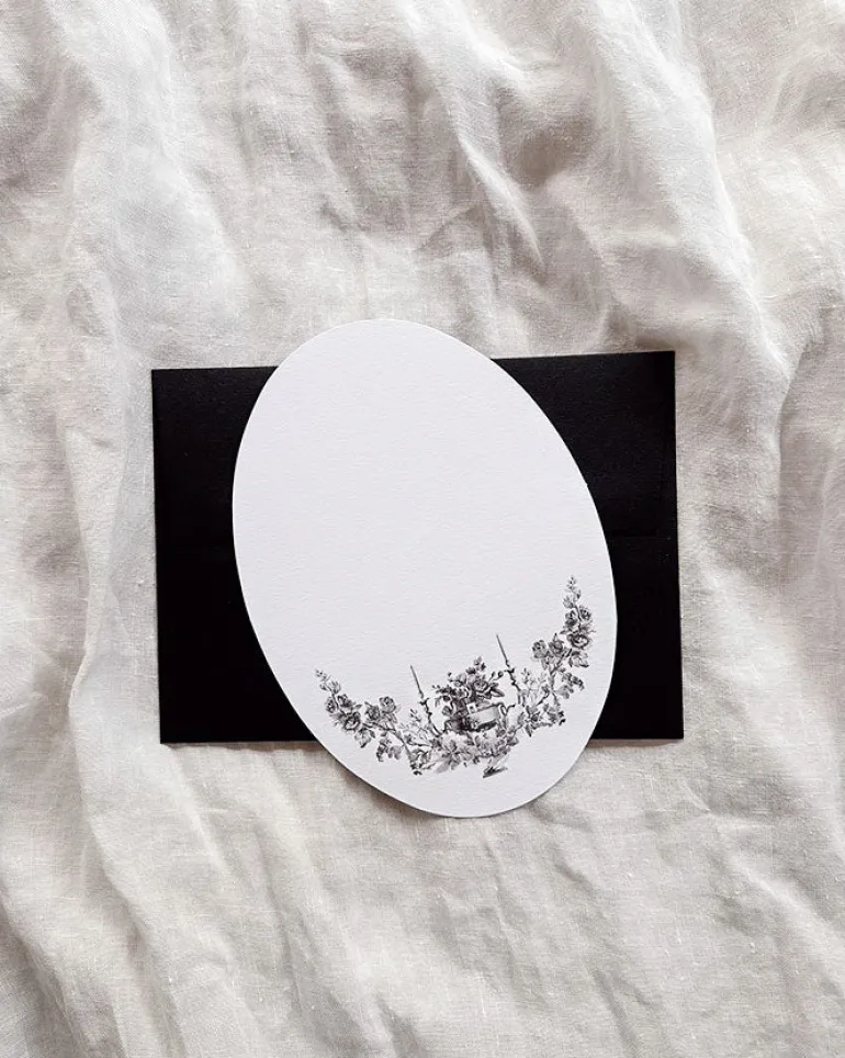 Victorian Mourning Card - Timeless Feminine